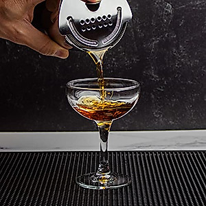 The Art of Craft Boston Shaker Set: 18oz and 28oz Weighted Stainless Steel Professional Bartender Cocktail Shaker Tins (6 pairs)