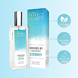 Perfect Scents Fragrances | Eternity | Women’s Eau de Toilette | Vegan, Paraben Free | Never Tested on Animals | 2.5 Fluid Ounces