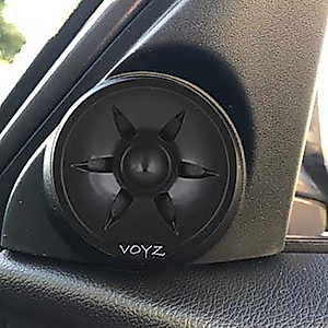 VOYZ High Performance Tweeters 1.6" 300 Watts Max Power Output - 4-8 ohm for Car Audio Super High Frequency Silk/Polymer Composite Dome Tweeter Kit (1 Pair)