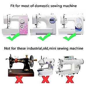 CKPSMS Brand -#KP-19015 42PCS Domestic Sewing Machine Presser Feet Set Compatible with/Replacement for Brother brand Babylock brand Singer brand Janome brand Low Shank Sewing Machines (42PCS)