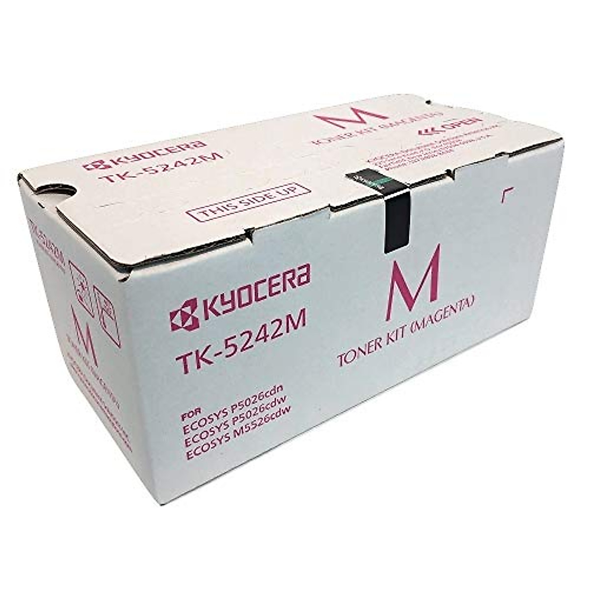 Kyocera 1T02R7BUS0 Model TK-5242M Magenta Toner Cartridge for Ecosys P5026cdw/M5526cdw, Genuine Kyocera, Up To 3000 Pages