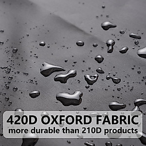 WEIMELL Outdoor Swing Cover 3 Triple Seater Waterproof Porch Swing Cover 420D Patio Swing Protector Cover(86W*48D*67H inch)