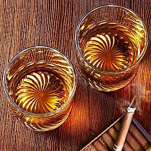 OPAYLY Whiskey Glasses Old Fashioned Glasses Set of 4 12oz Rocks Glasses Gift for Men Women Drinking Bourbon Scotch Cocktails Rum Cognac Vodka at Bar Home