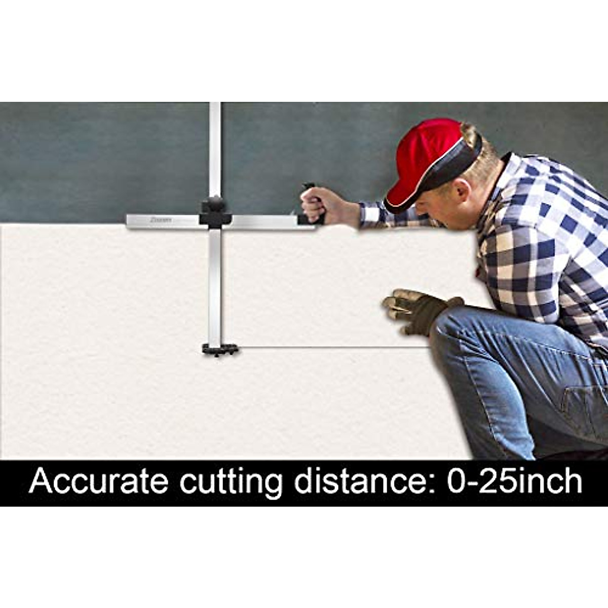 Zozen Drywall Cutting Tool, Foldable Drywall Cutter- Easy Ripper Safe Drywall Cutting Tool | Drywall Cutout Tool, Drywall Cutter Tool with 10pcs Spare Blade.