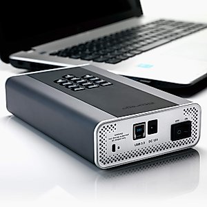 iStorage diskAshur DT2 256-bit 18TB | FIPS Level 3 Certified | Secure encrypted Desktop Hard Drive | Password Protected