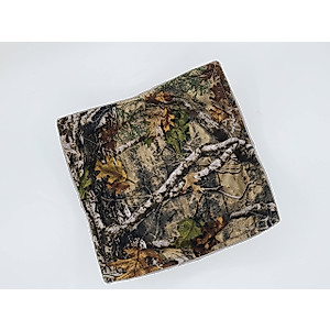 Camouflage Microwave Bowl Cozy Camo Reversible Microwaveable Potholder Timber Oak Leaf Bowl Buddy Hunt Lodge Man Cave Country Cabin Real Tree Manly Kitchen Linens Handmade Guy Gifts Under 10