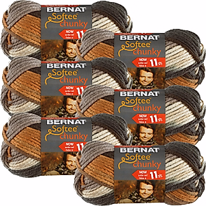 Bernat Softee Chunky Ombre Yarn (6-Pack) Stillness 161129-29117