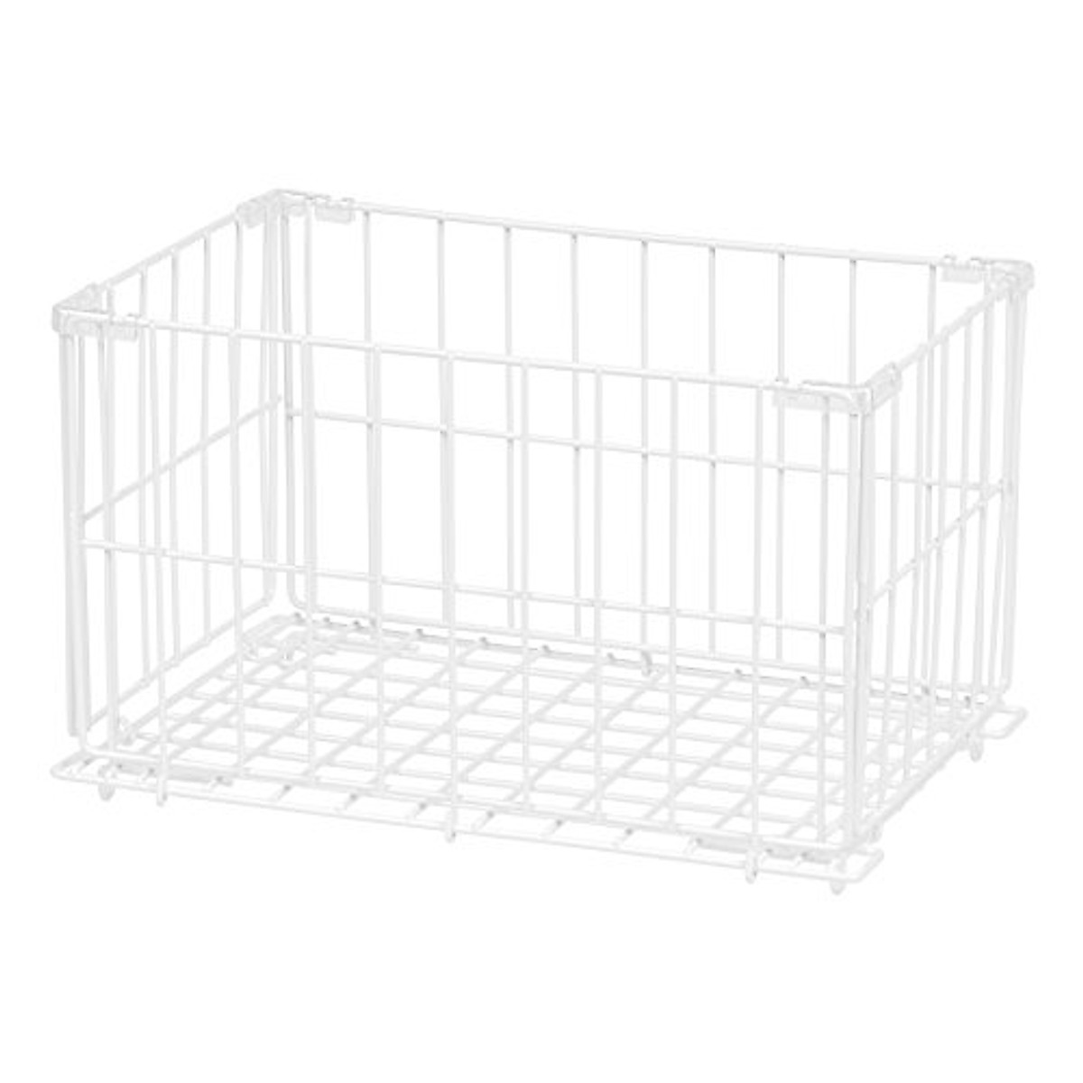 IRIS USA WCO-S Modular Wire Stacking Storage Container, Small