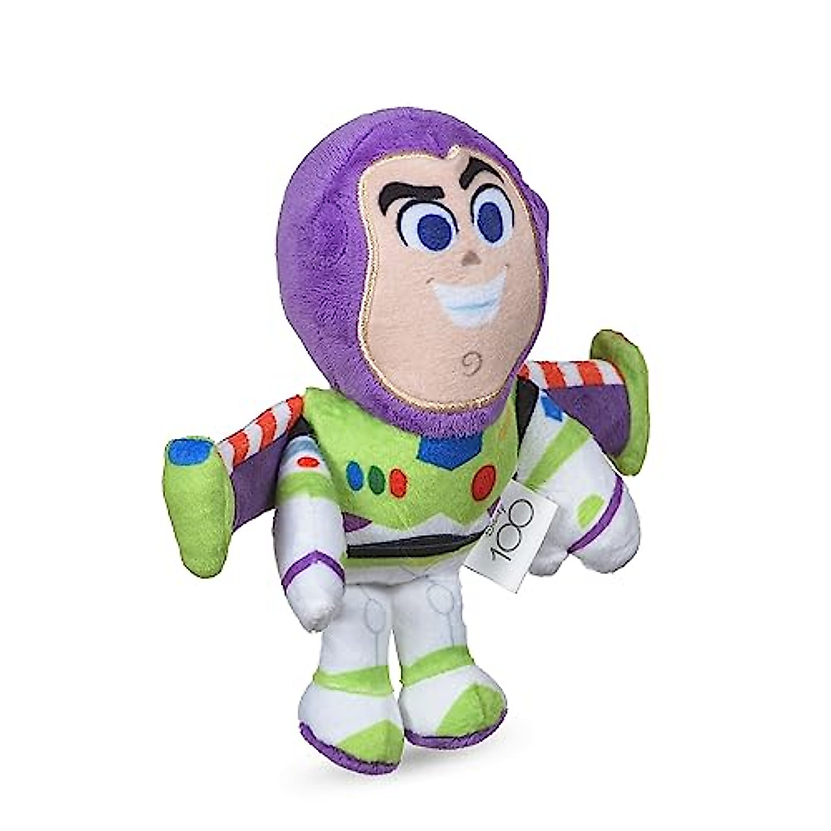 Disney for Pets Pixar’s Buzz Lightyear Plush Dog Toy 6in | Disney Pixar Dog Toys | Ballistic Nylon Plush Toy for Dogs Inspired by Buzz Lightyear from Pixar’s Toy Story with Squeaker