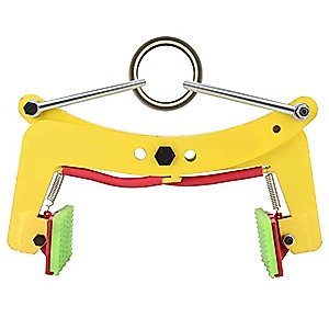 Lifting Clamps Beam ​Jaw Opening Adjustable, Plate Lifting Clamps Beam of Glass Slabs/Metal Sheet/Granite Island, Roadside Stone Clamp Curb,D325