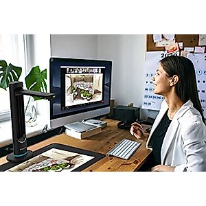 IRIScan Desk 6 Business-Prof.Document,Receipt,Book Scanner,Auto-Flatten & Deskew,32MP,Capture 11x17in,136 Languages OCR,Text to Speech,PDF/Search,PDF/Word/Tiff/Excel,Video Distance Learning,Win&Mac
