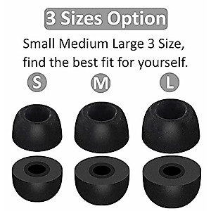 IiEXCEL Strap Memory Foam Tips Kit Compatible with Google Pixel Buds A-Series, Anti-Lost Soft Lanyard Neck Rope Cord Leash Comfortable Memory Foam Ear Tips Compatible with Pixel Buds A-Series