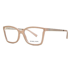 Michael Kors MK 4058 3919 Blush Camel Pearlized Plastic Cat-Eye Eyeglasses 54mm