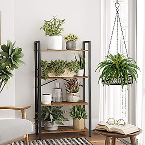 lanccona 3 PCS Plant Hanger Indoor Outdoor, Moon Phase Hanging Plant Holder with 3 Hooks, Hanging Plant Shelf for Boho Home Decor, Black (POTS NOT Included)