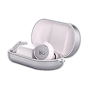 2 Pack DAYJOY Soft TPU Clear case Compatible with B&O Beoplay EQ TWS, Portable Protective Shockproof Case Cover Skin Sleeve with Key Chain for Bang&Olufsen B&O Beoplay EQ(Transparent)