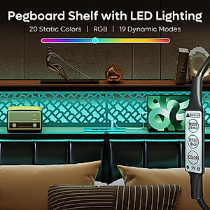 Bestier Queen Bed Frame with Upholstered Headboard and Charging Station, Foldable Bedside Shelves Storage, LED Metal Platform Bed, Easy Assembly, Black, Walnut