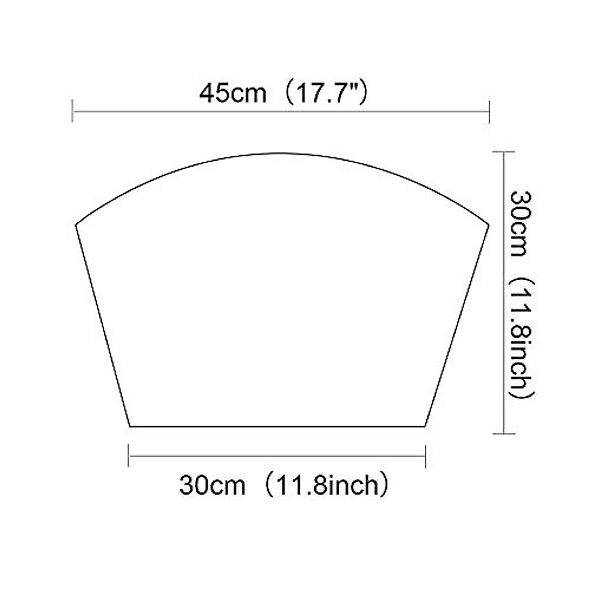 SHACOS Round Table Placemats Set of 4 Wedge Placemats Heat Resistant Round Table Mats Wipe Clean (4, Tan)