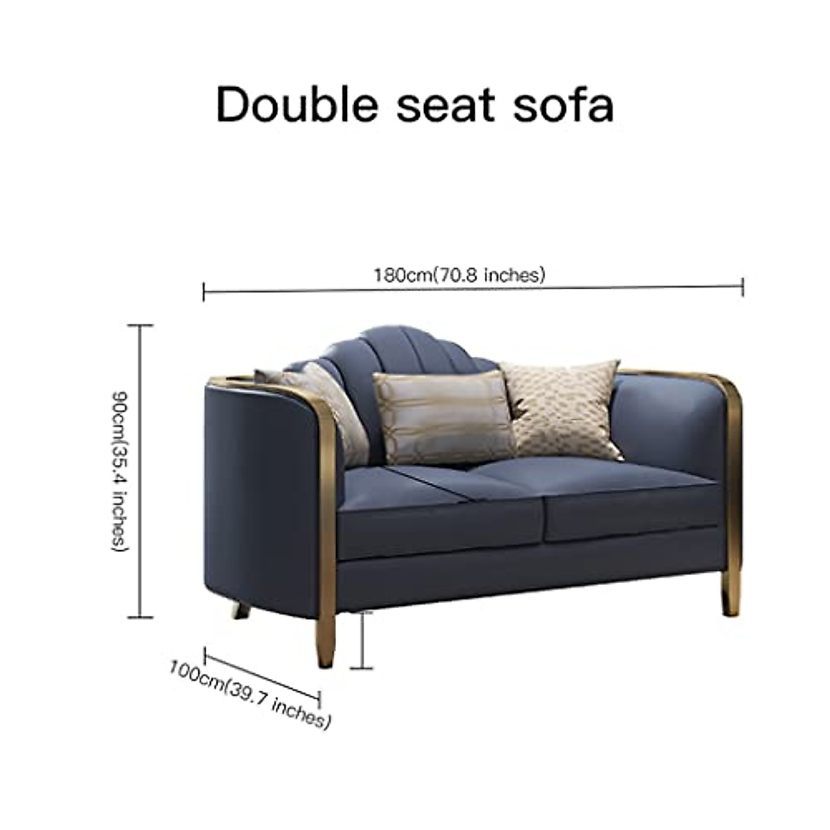 SLNFXC Home Furniture Bedroom Small Leisure Lazy Sofa Combination Living Room Leather Large Sofa