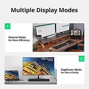 WitWot 4K DisplayPort to HDMI Cable Adapter, 6ft, 2 Pack, Gold-Plated Nylon Braided High Speed (1440P 60Hz, 1080P 120Hz) Uni-Directional DP PC to HDMI Monitor Cord