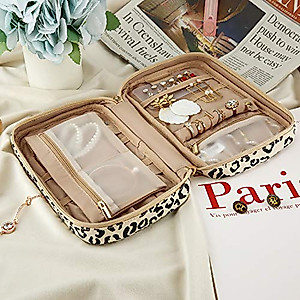 MIZATTO Travel Jewelry Organizer, Medium Jewelry Storage Bag for Necklaces, Earrings, Rings and Bracelets