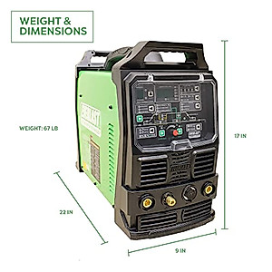2022 Everlast PowerTIG 255EXT Digital AC / DC TIG Stick Pulse Inverter Welder 110v/220v Dual Voltage