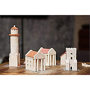 Wise Elk Toy Storage construction set, real plaster bricks, gypsum reusable building kit, 370 pcs, educational gift