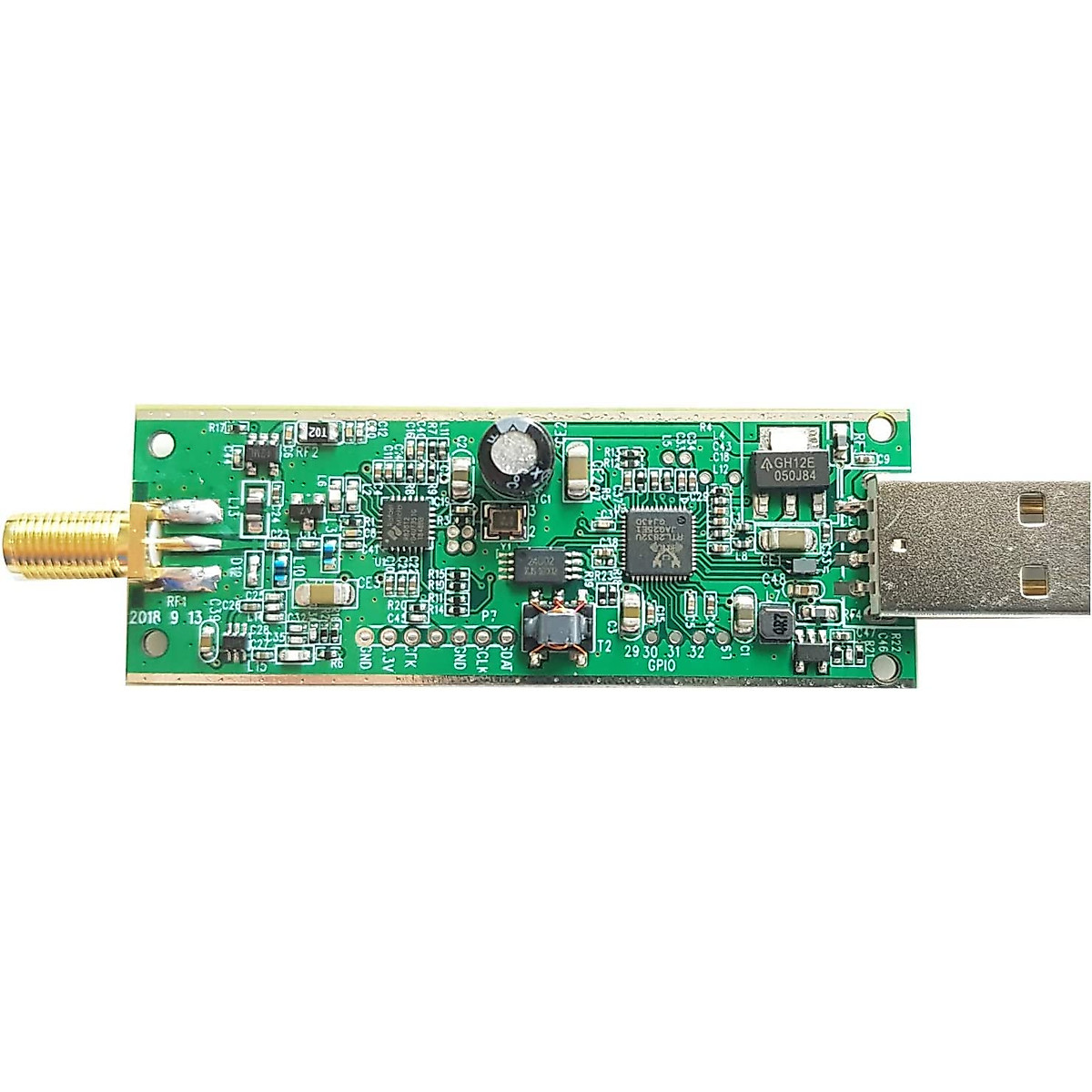 RTL-SDR Blog V3 R860 RTL2832U 1PPM TCXO SMA Software Defined Radio (Dongle Only) (Black)