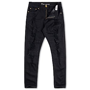 Men's Skinny Fit Jeans, Stretch Denim Ripped Jeans for Men | Classic 5-Pocket Design, Streetwear with Durable Cotton Fabric