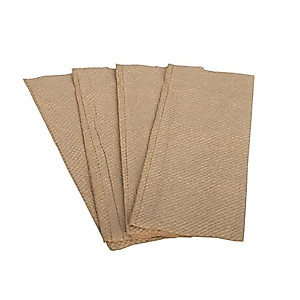 Karat Multifold Paper Towels - Absorbent and Sturdy - Kraft, 334 Sheets X 12 Packs, Recycled Fibers