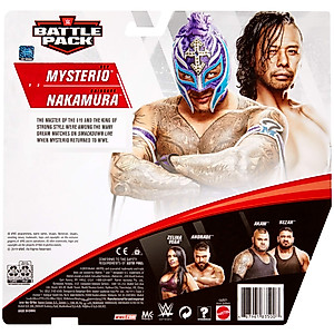 WWE Rey Mysterio vs Shinsuke Nakamura Battle Pack Series #62 with Two 6-inch Articulated Action Figures & Ring Gear