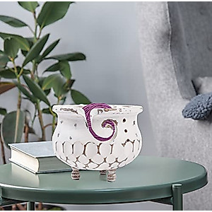 Knitting and Crochet,Knitting Bowl in Wood White 6x5 inch,Yarn for Knitting,Crochet Accessories,Crochet Bowl for Yarn,Yarn Bowl,Knitting Yarn,Yarn Storage,Yarn Bowl for Knitting