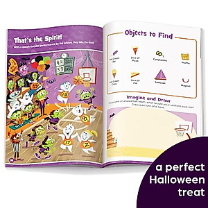 Halloween Hidden Pictures Puffy Sticker Playscenes: Over 50 Reusable Halloween Stickers to Decorate, Find Over 175 Hidden Objects, Solve Mazes and More (Highlights Puffy Sticker Playscenes)