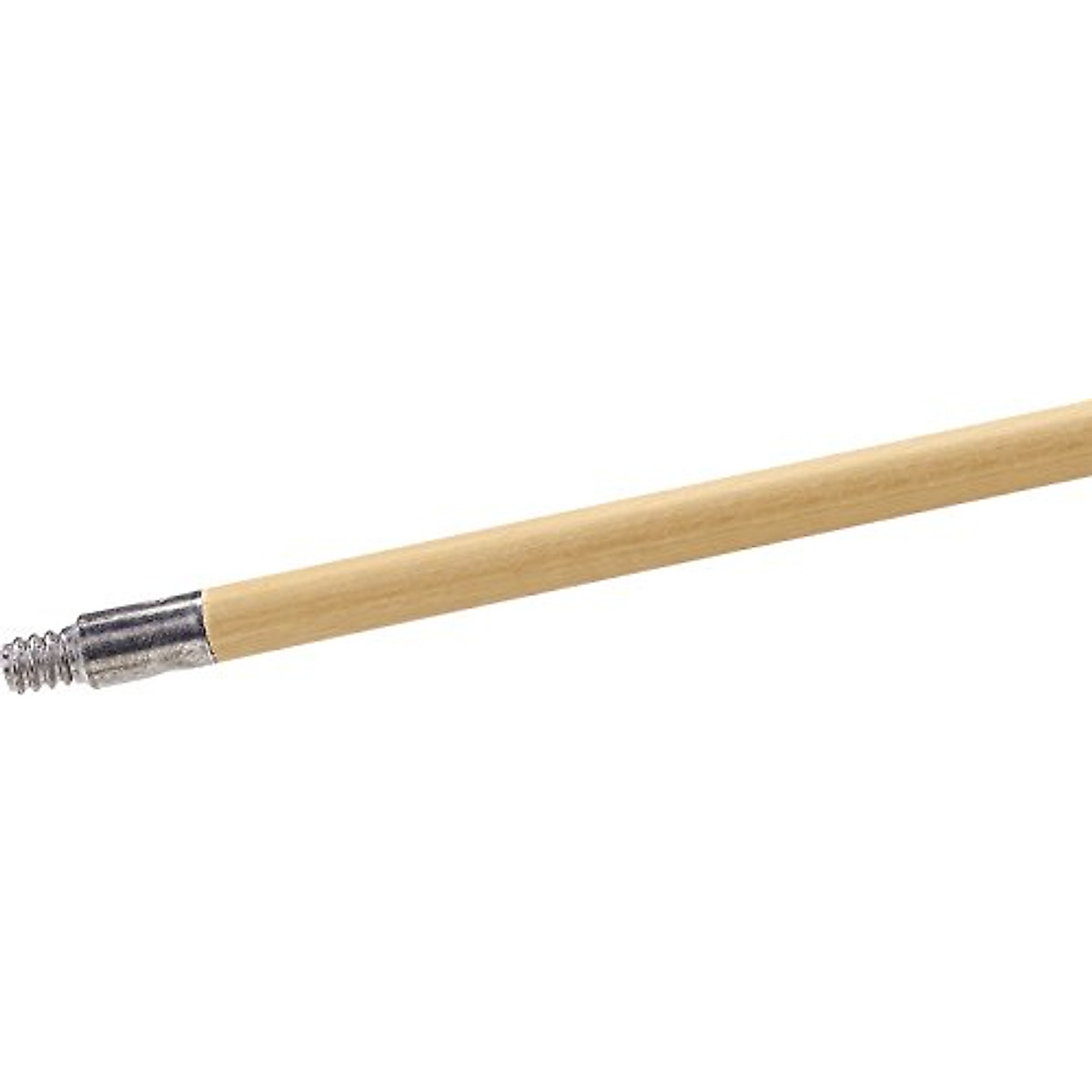 Carlisle FoodService Products 4526700 Lacquered Wood Broom Handle with Metal Threaded Tip, 60" Length, 15/16" Diameter (Pack of 12)