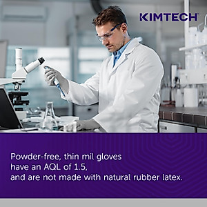 Kimtech™ Sterling Nitrile-Xtra™ Exam Gloves (53139), 3.5 Mil, Ambidextrous, 12", M (100 Gloves/Box)