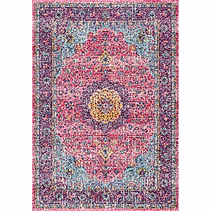 NuLOOM Verona Vintage Persian Area Rug, 4' x 6', Pink