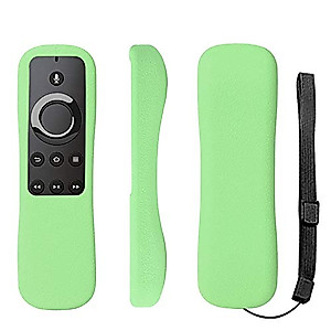 Ueohitsct Silicone Remote Control Case Protective Cover Fit for Amazon Fire TV Stick with Alexa Voice Remote Control