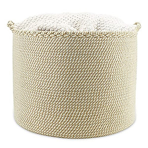 NUMONQ Extra Large Cotton Woven Basket 20''x20''x14'' Organize Laundry Baby Blankets Pillows Toys Nursery Hamper with Handles (Beige), XXL