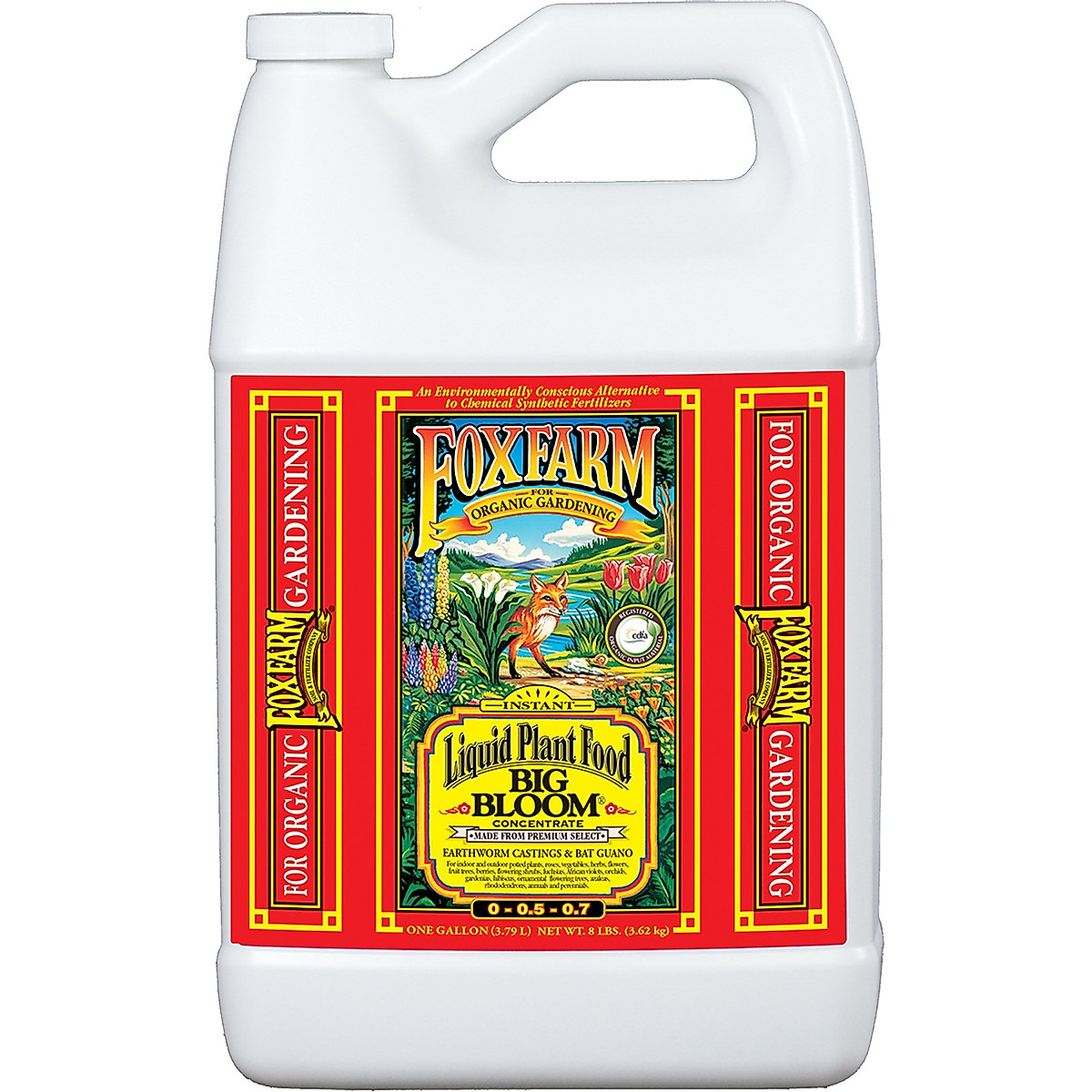 FoxFarm FX14003 Liquid Concentrate 0-0.5-0.7 Big Bloom, 1 Gallon