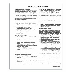 BookFactory Lab Notebook/Laboratory Notebook - Professional Grade - 96 Pages, 8" x 10" (Ruled Format) Black and Burgundy Imitation Leather Cover, Smyth Sewn Hardbound Student (LRU-096-SRS-A-LKMST1)