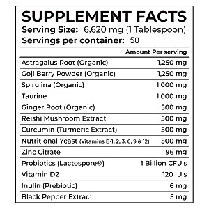 More Dog Days - Anti-Aging & Immune Support | Organic, Human-Grade Ingredients | Medicinal Plants & Mushroom Extracts | Omega 3's, Antioxidants, Probiotics, Vitamins & Minerals | Plant-Based & Vegan