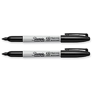 Sharpie Extreme Permanent Markers, 2-Pack, Black (1919845)