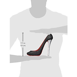 KitchInnovations High Heel Wine Bottle Holder - Four Attactive Style Variations Available (Black)