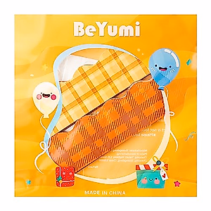 BeYumi 96Pcs Fall Yellow Orange Brown Plaid Bulletin Board Borders Autumn Thanksgiving Plaid Scalloped Border Trims Fall Harvest School Classroom Office Chalkboard Blackboard White Board Wall Decor