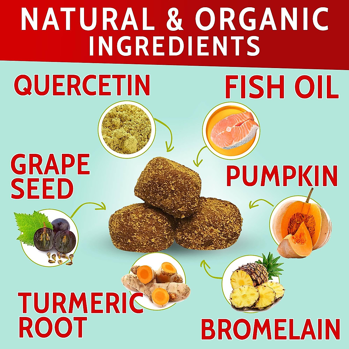 Pawfect Dog Allergy Relief Chews - Anti-Itch Skin Coat Supplement - Itchy Skin Relief Treatment Pills w/ Omega 3 Fish Oil - Itching & Paw Licking - Dry Skin & Hot Spots - 120 Immune Treats - Bacon