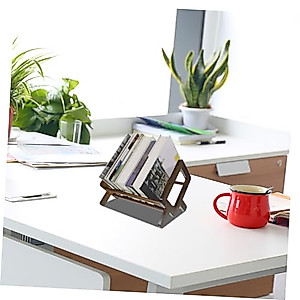 WHAMVOX Book Storage Rack Book Shelves Book Stand Magazine Holder Bookshelf for Storage Shelves Magazine Rack Bookshelf Rack Book Storage Bookshelf Standing Bookshelf for Books