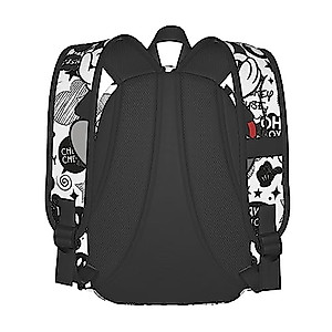 SSNDFVY Large Capacity Cute Anime Cartoon Adult Travel Backpack For Men Women Notebook Laptop Bags Hiking Camping Work -S10