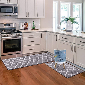 7L/1.8 Gallon Garbage Can with Press Top Lid Seamless childish with funny whales Creative scandinavian kids texture Trash Bin with Wooden Legs Dog Proof Round Trash Can for Kitchen Outdoor Bathroom