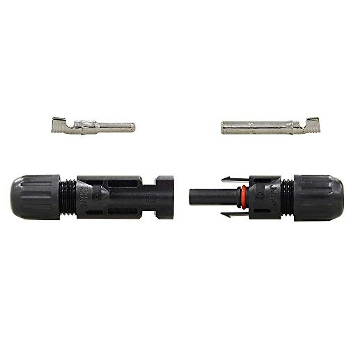RENOGY Pair Male/ Female Solar Panel Cable Connectors Double Seal Rings for Better Waterproof Effect