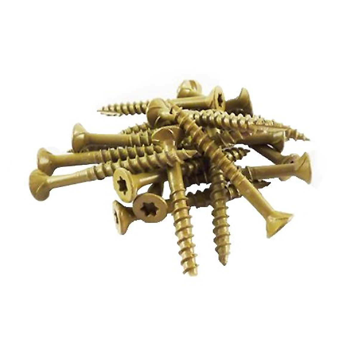 WoodPro Fasteners AP9X212-5 T25 5-Pound Net Weight 9 by 2-1/2-Inch All Purpose Wood Construction Screws, 500-Piece, Gold