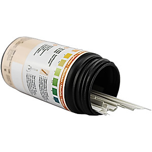 One Step pH Urine Test Strips, 100 Strips, Testing Alkaline & Acidity Levels in The Body, Track & Monitor Your pH Level Using Urine, Highly Accurate Results in 60 Seconds